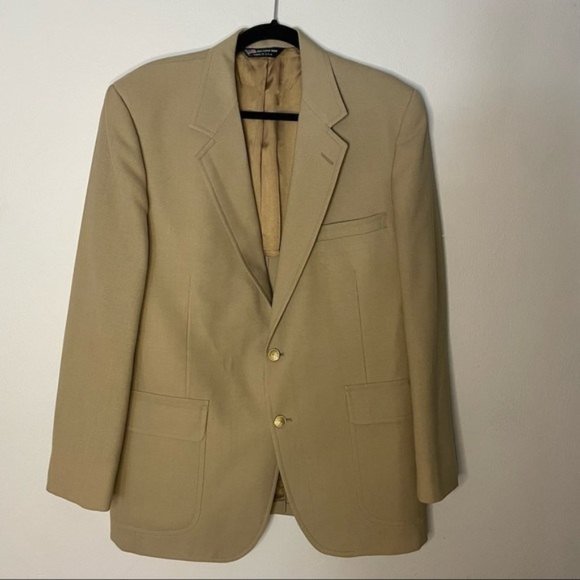 Suits & Blazers | Vintage John Alexander For Oneils Tan Two Button One ...